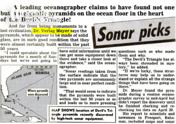 Story About The Discovery Of Underwater Pyramid In The Bermuda Triangle ...