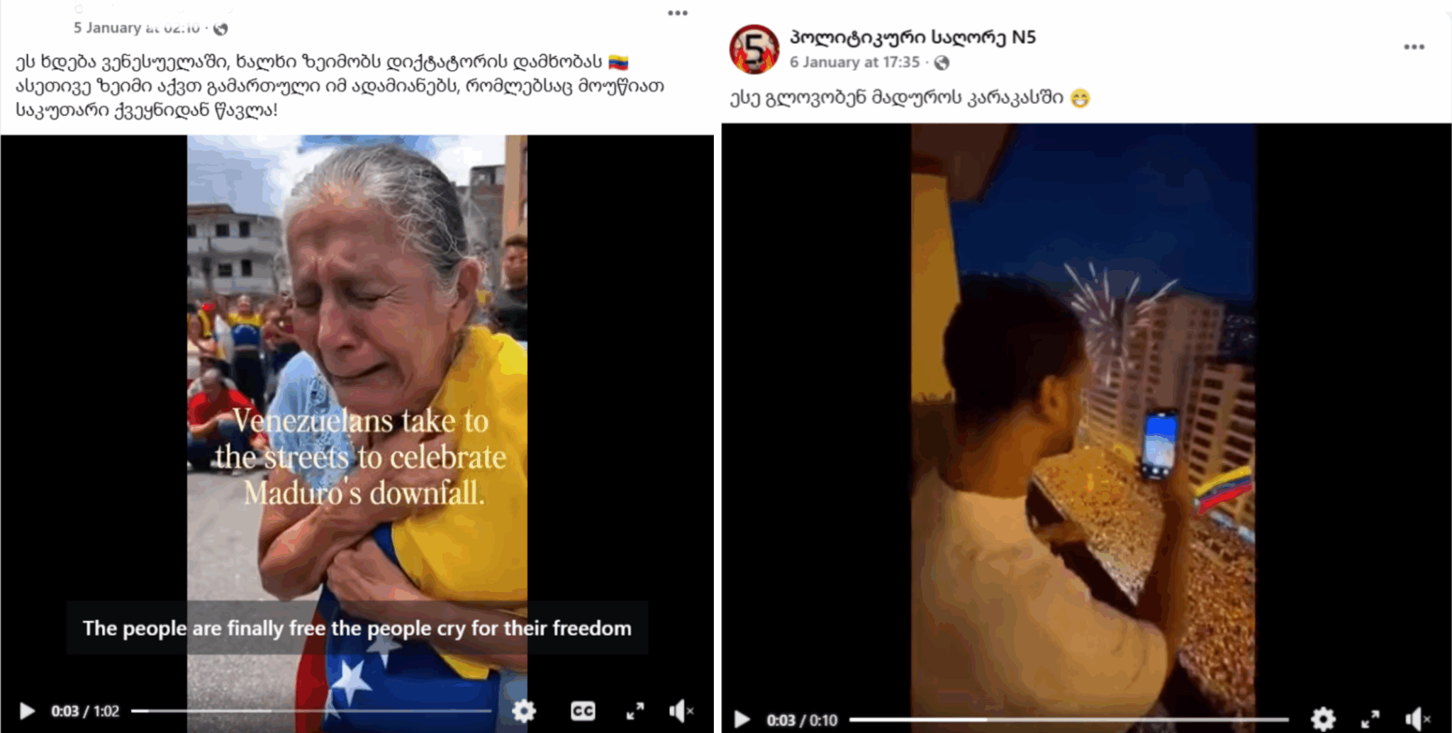 AI-Generated Videos Claiming To Show Celebrations Over Maduro’s Arrest ...